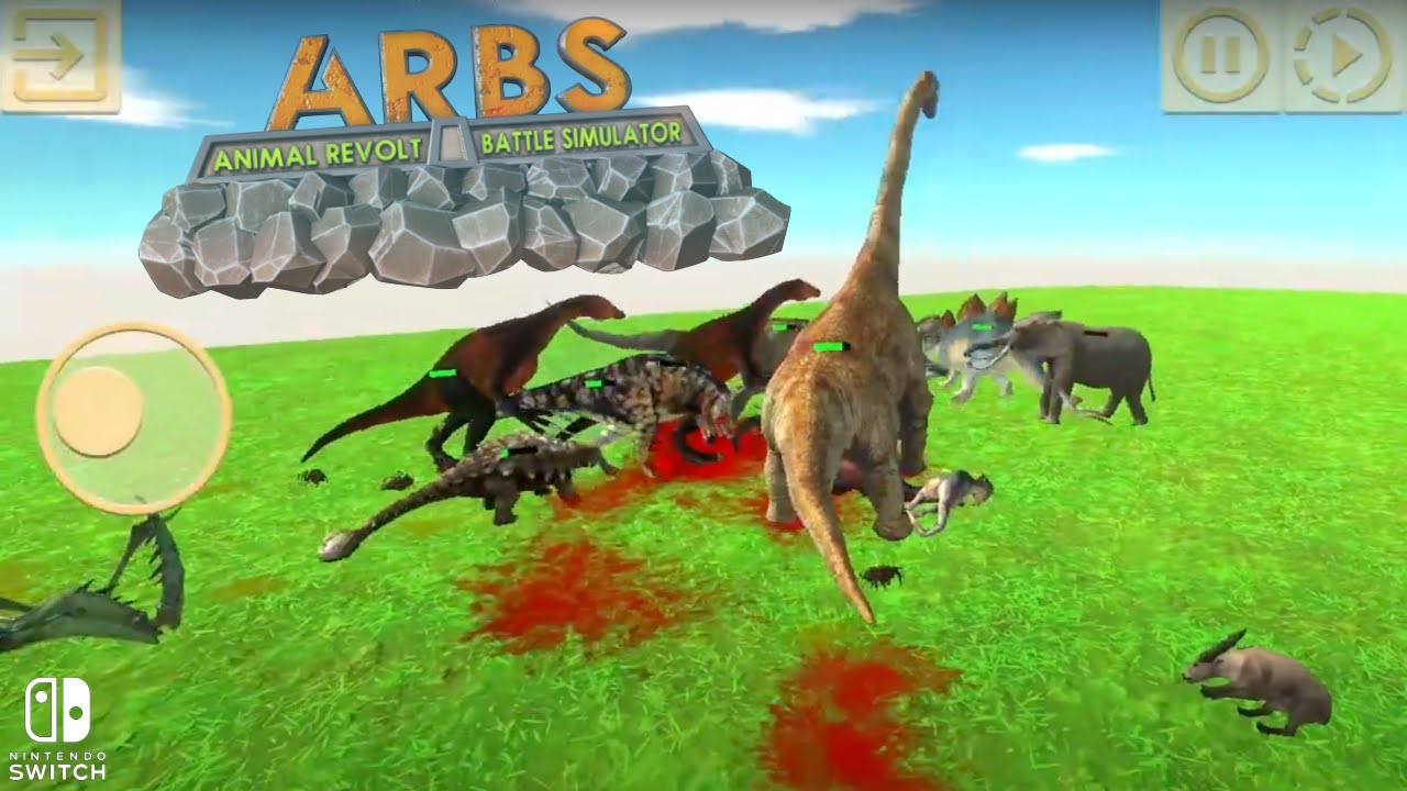 Dinos vs Animals | Animal Revolt Battle Simulator (ARBS) - YouTube