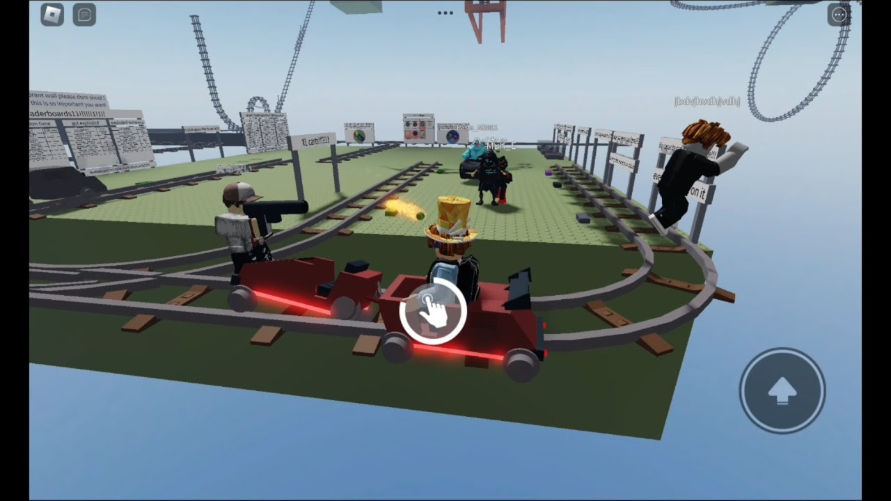 Roblox: cart ride around nothing | Destroy the cart of explosion that players Gameplay Part 7 ...