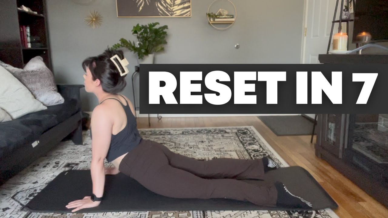 7-Minute Full Body Reset | Yoga + Mobility Flow for Busy Women - YouTube