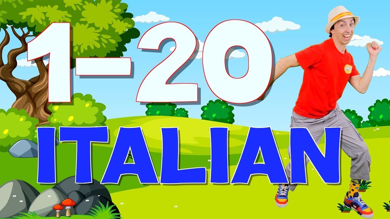 ITALIAN 1 - 20 Learn to Count, Exercise and Dance from 1 - 20 in ...