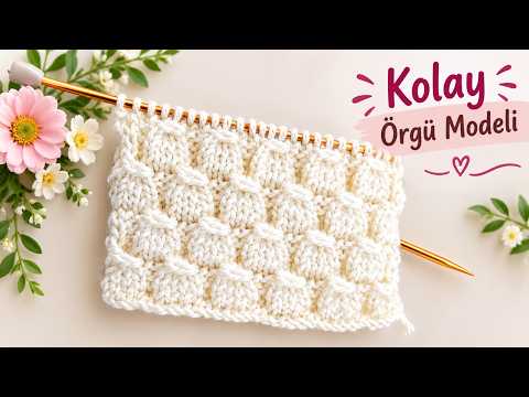 Üç Günde Ör Giy Kışlık Kolay Örgü Modeli Yelek Hırka Kazak Modeli