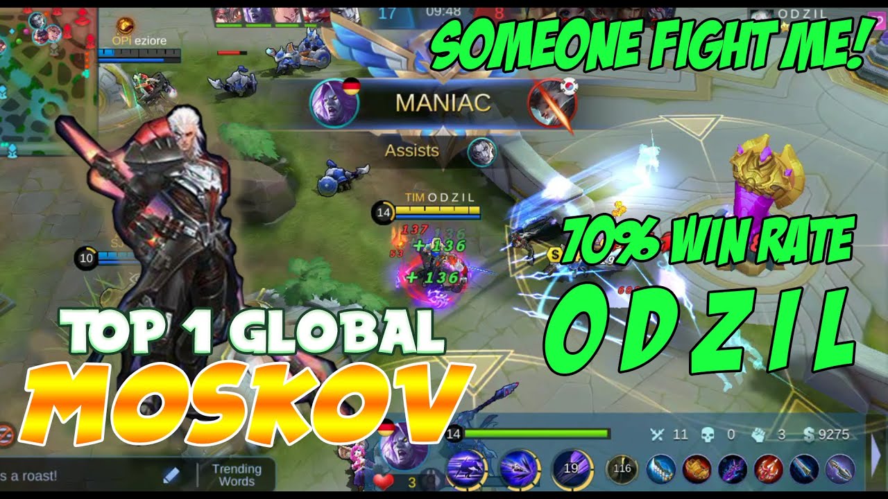 Most Effective Moskov Gameplay 2020 | Top 1 Global Moscov By O D Z I L ...