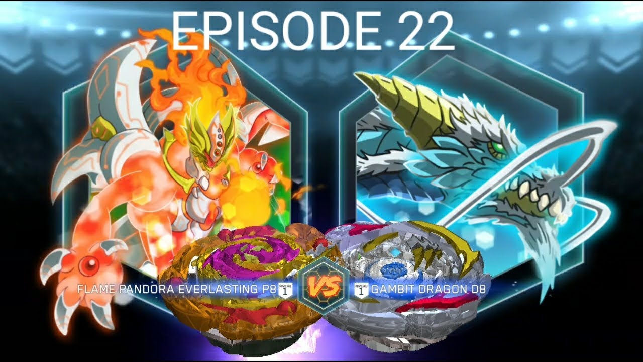 FLAME PANDORA P8 VS GAMBIT DRAGON D8 QUADRA VS DRUM BEYBLADE BURST ...