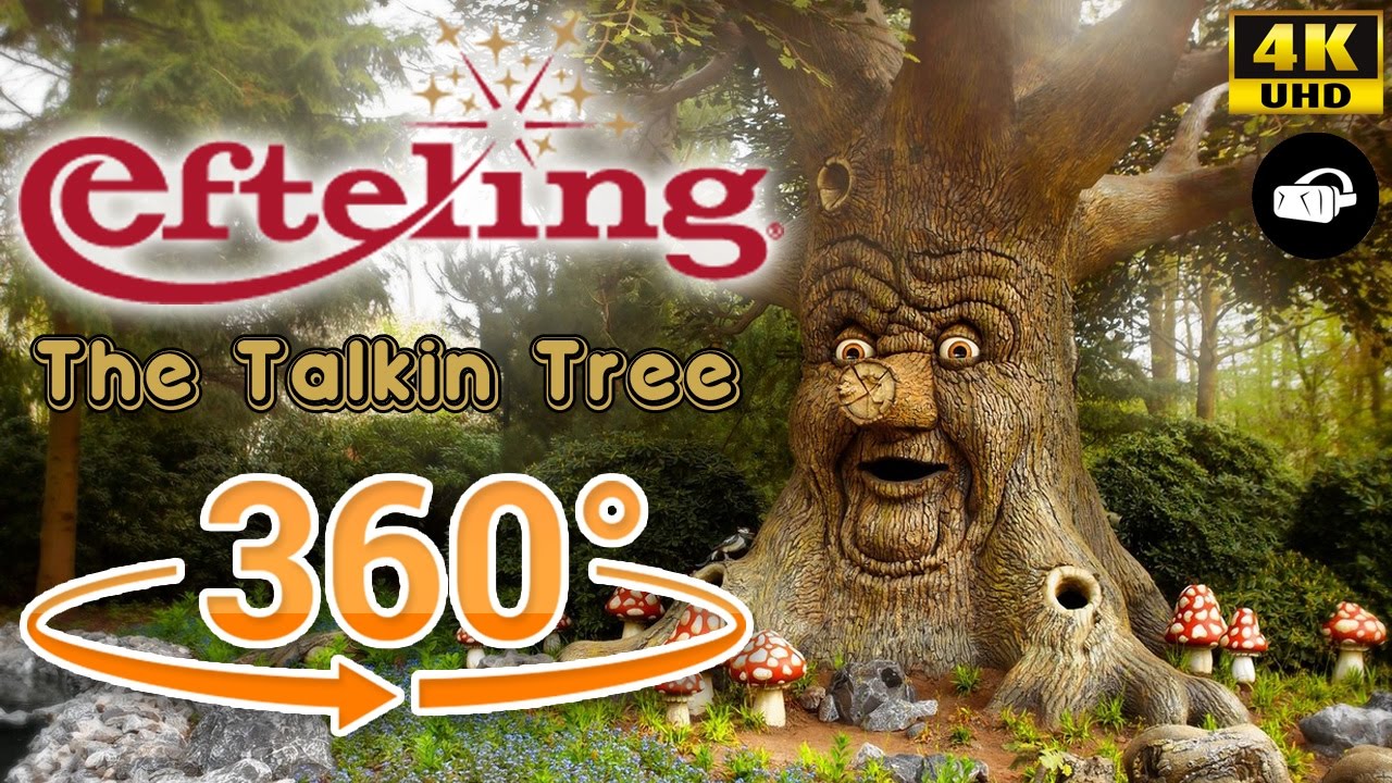 Efteling Theme Park - THE TALKING TREE - Netherlands 360° Video /VR/ 4k ...
