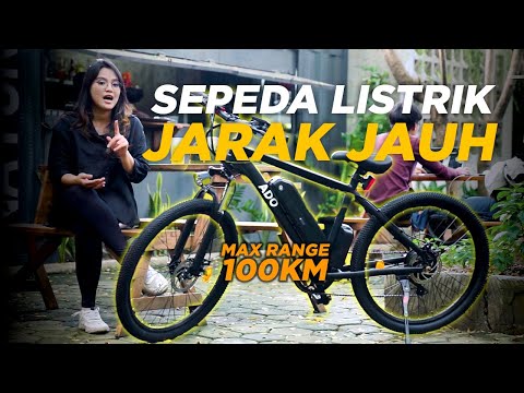 REVIEW ADO EBIKE A26+ SEPEDA LISTRIK JARAK JAUH