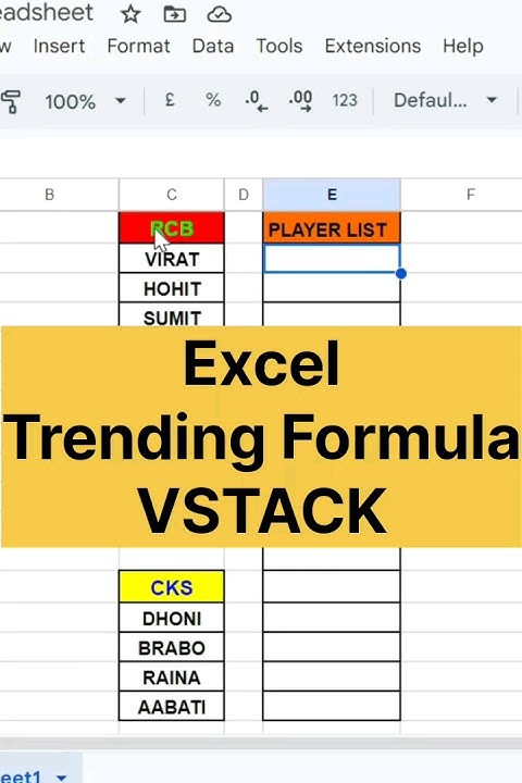 Vstack formula in excel @edumindzone #trending #sorts #viral #excel #computer 👍🙋🙏 - YouTube