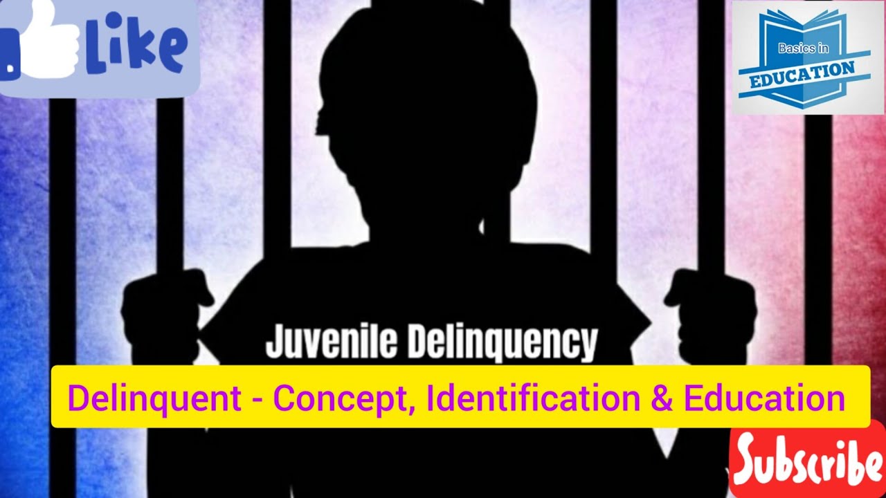 Delinquent : Concept, Identification and Education - YouTube