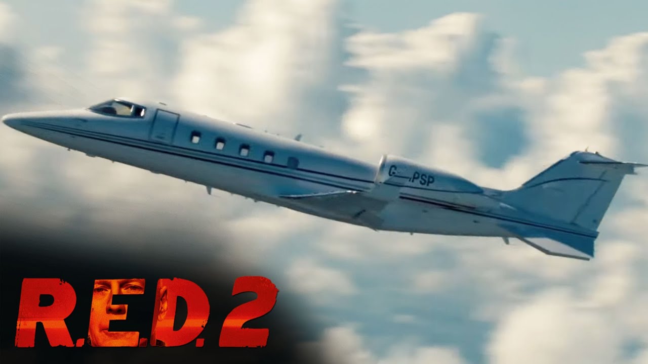 'Stealing Han's Private Jet' Scene | RED 2 - YouTube