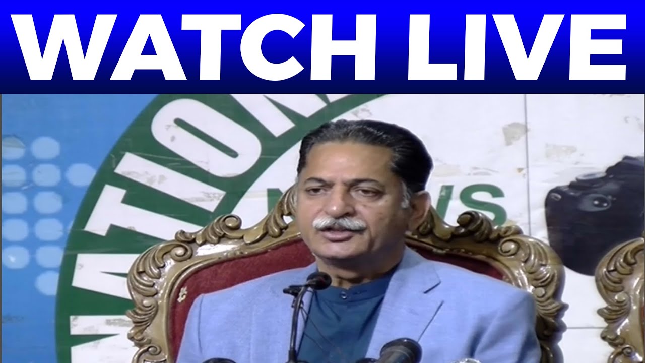 PML N Leader Mian Javed Latif Press Conference - YouTube