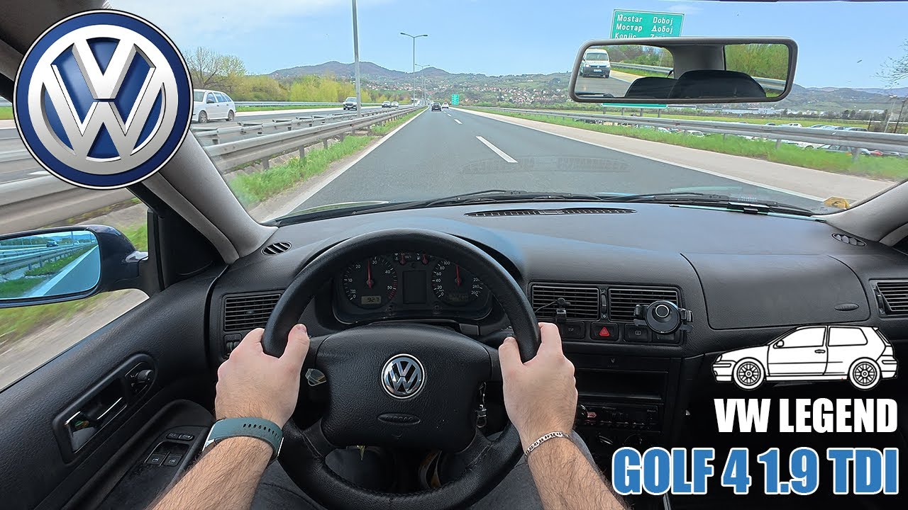 VOLKSWAGEN GOLF 4 1.9 TDI 74KW | POV TEST DRIVE | 4K | VW LEGEND - YouTube