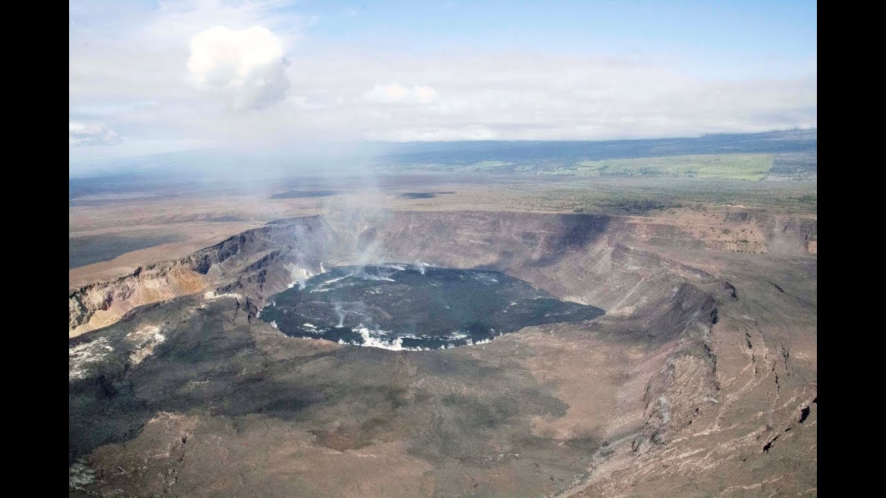 May 3, 2023 — Aerial views of Halema‘uma‘u, Kīlauea summit - YouTube
