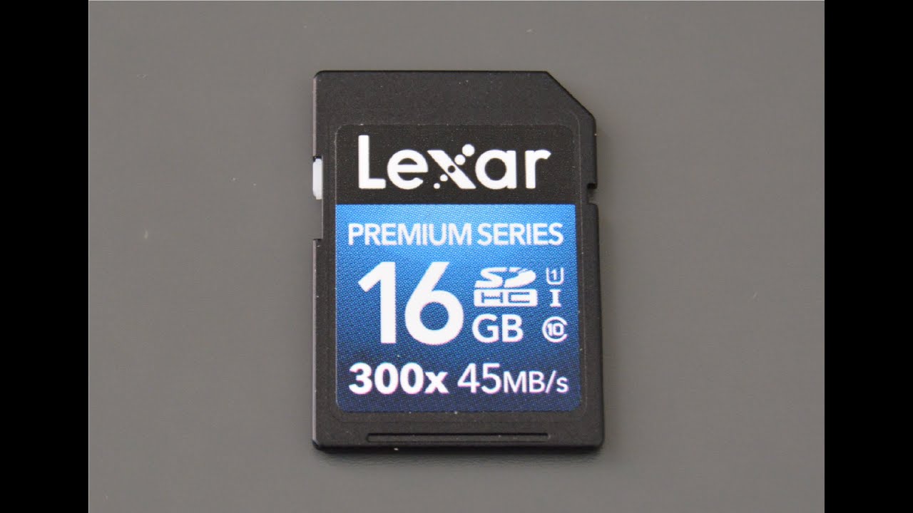 Lexar Premium 300x 16GB - NTT Reviews - YouTube