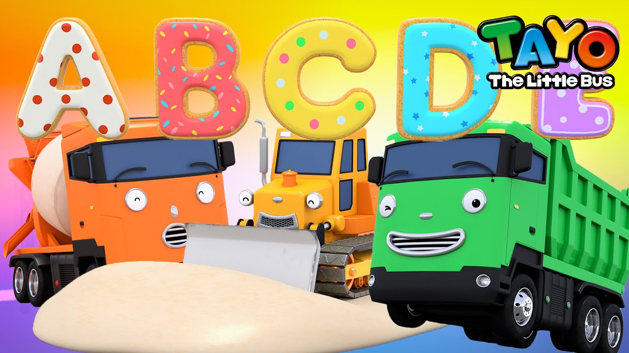 *NEW* ABC Cookie Song l Who Took The Cookie? l Tayo Heavy Vehicles Song ...