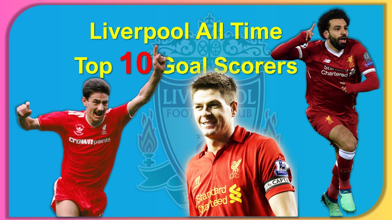 Liverpool All Time Top 10 Goal Scorers - YouTube