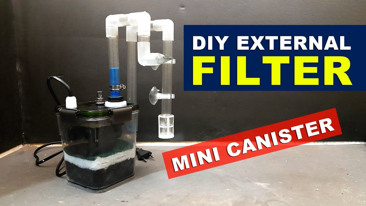 DIY Mini External Filter | Cheap & Powerful Aquarium Filter Using Atman ...