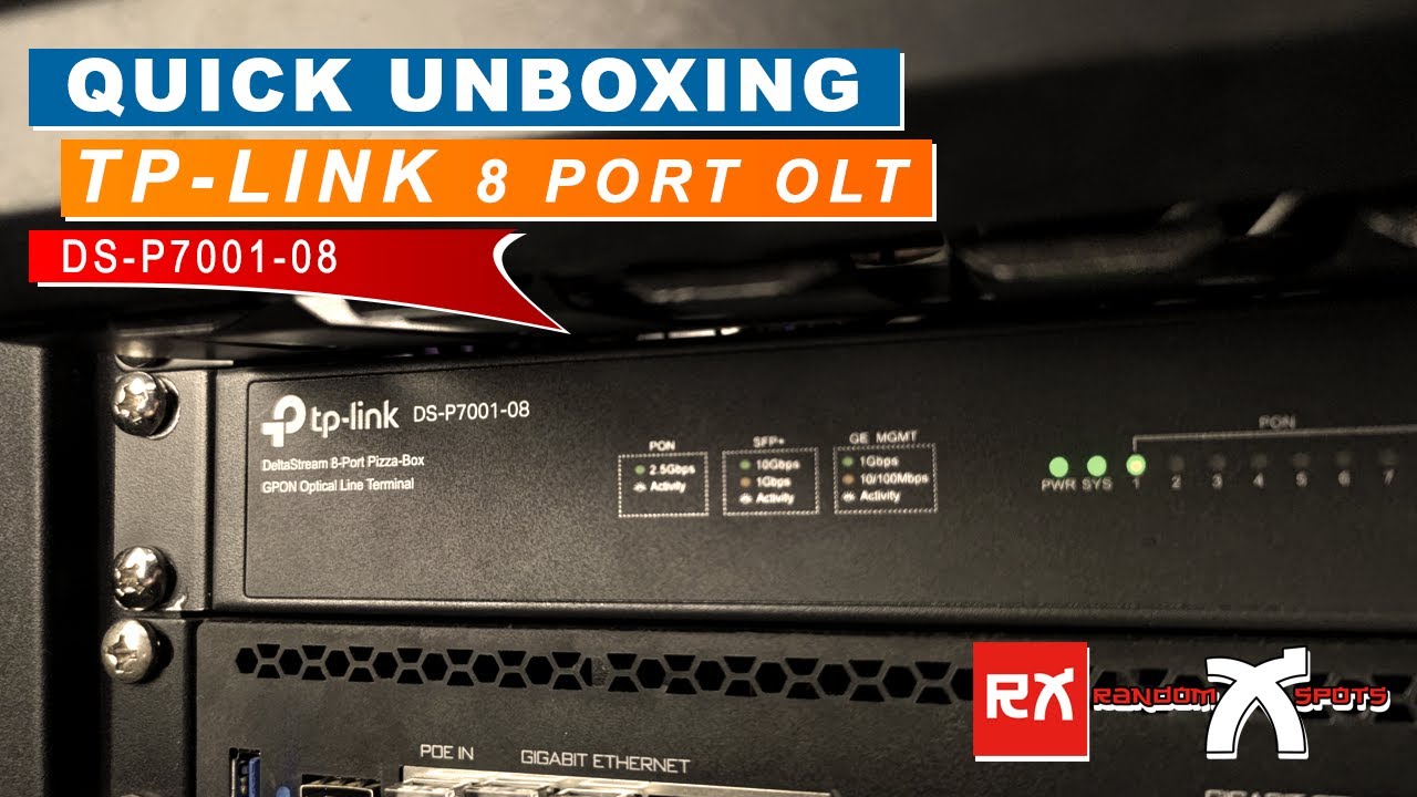 UNBOXING TP-LINK OLT DS-P7001-08 | Fiber Internet | Multiple Piso Wifi ...