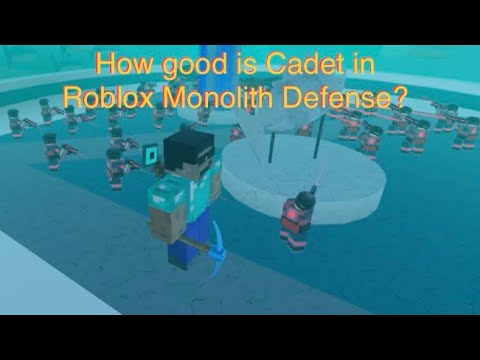 Roblox Monolith Defense Cadet only challenge e6 s8 - YouTube
