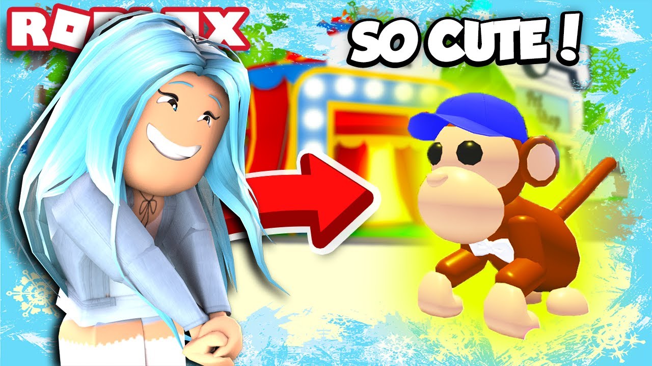 I Adopted A MONKEY PET And Got RARE ACCESSORIES In Roblox Adopt Me ...