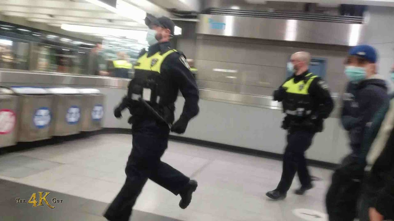 Montréal: STM subway agents detain man for assault at Berri Station 3 ...