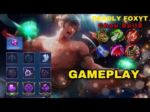 CHOU GAMEPLAY AND NEW BUILD | MLBB - YouTube