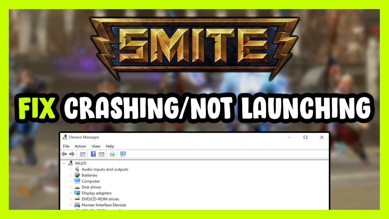 How to FIX SMITE Crashing / Not Launching! - YouTube