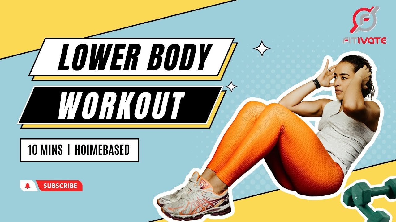 Lower Body & Core Workout (10 MINS, NO GYM) - YouTube