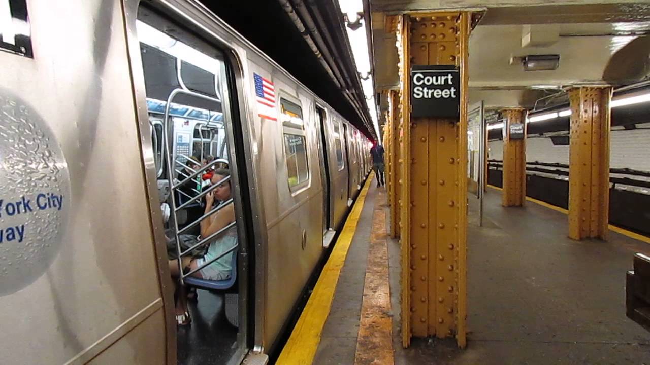 R160 (Q) Train [ Via The (R) Line ] At Court Street - YouTube