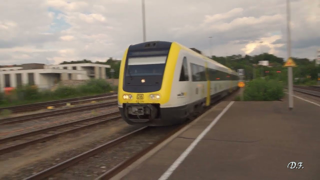 Rückfahrt mit dem RE-Zug von Sigmaringen nach Fridingen - Teil 2 - YouTube