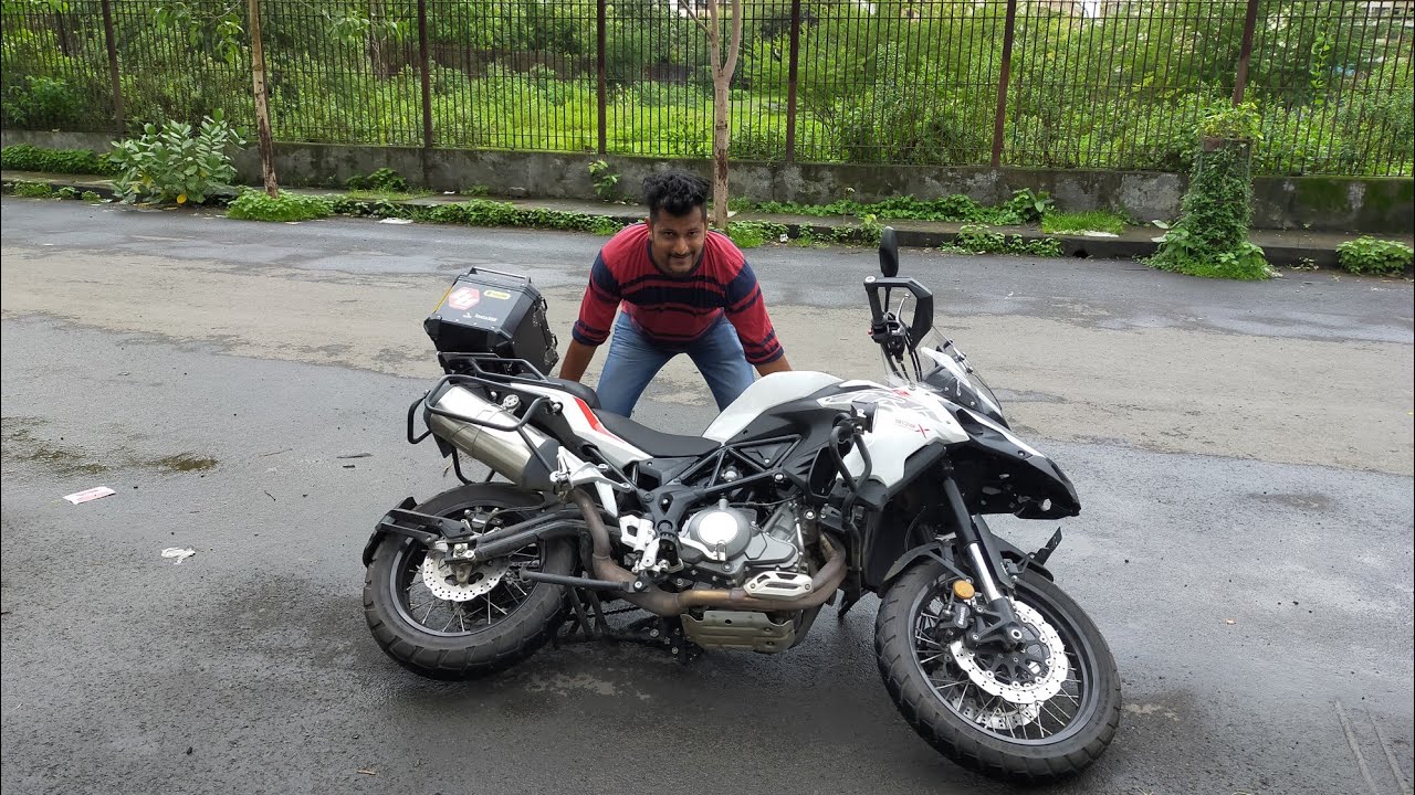 How to lift a fallen motorcycle - Big ADV Bikes || Benelli TRK 502X ...