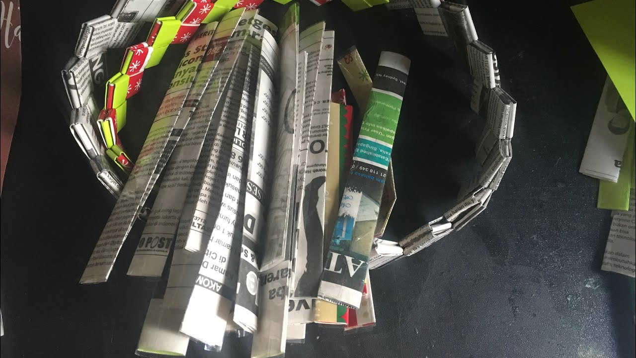 Tutorial ke 127 - Basic Folding Paper to make woven paper projects ...