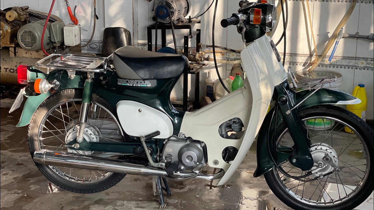 Honda cub 86/50 -1994 xanh vỏ dưa Bs trà vinh (23-12/2021) - YouTube