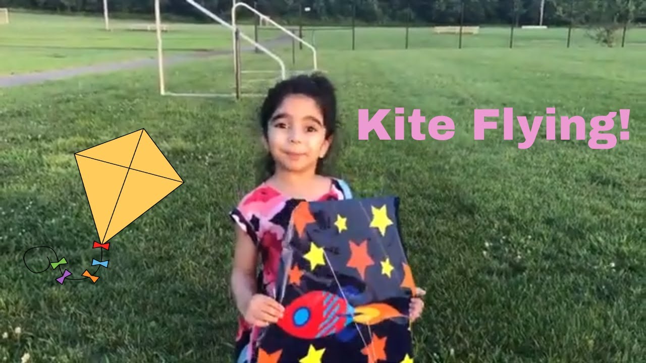 Kite Flying Fun at the Park! - YouTube