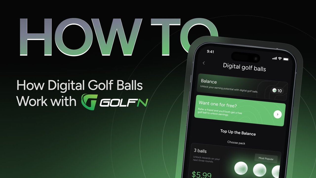 How GolfN's Digital Golf Balls work - YouTube