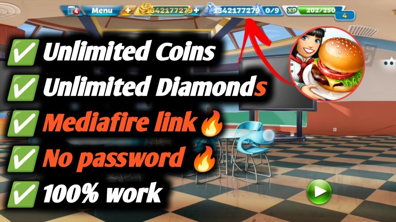 Cooking Fever Mod Latest Version - Unlimited coins and Unlimited ...