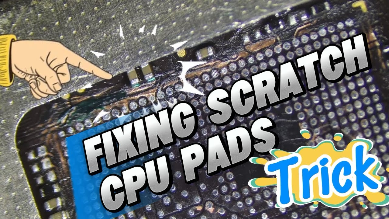 Fixing scratch CPU with trick - YouTube