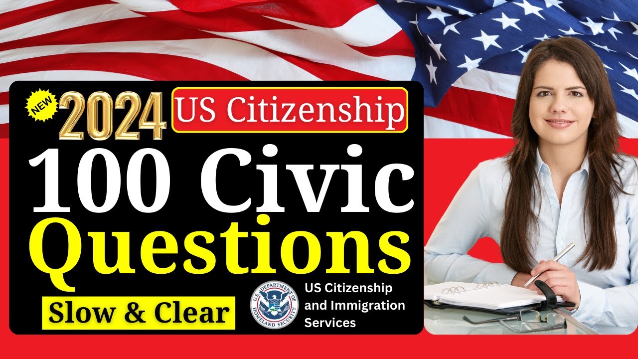 2024-2025 U.S. Citizenship Quiz Challenge, USCIS 100 Civics Test ...