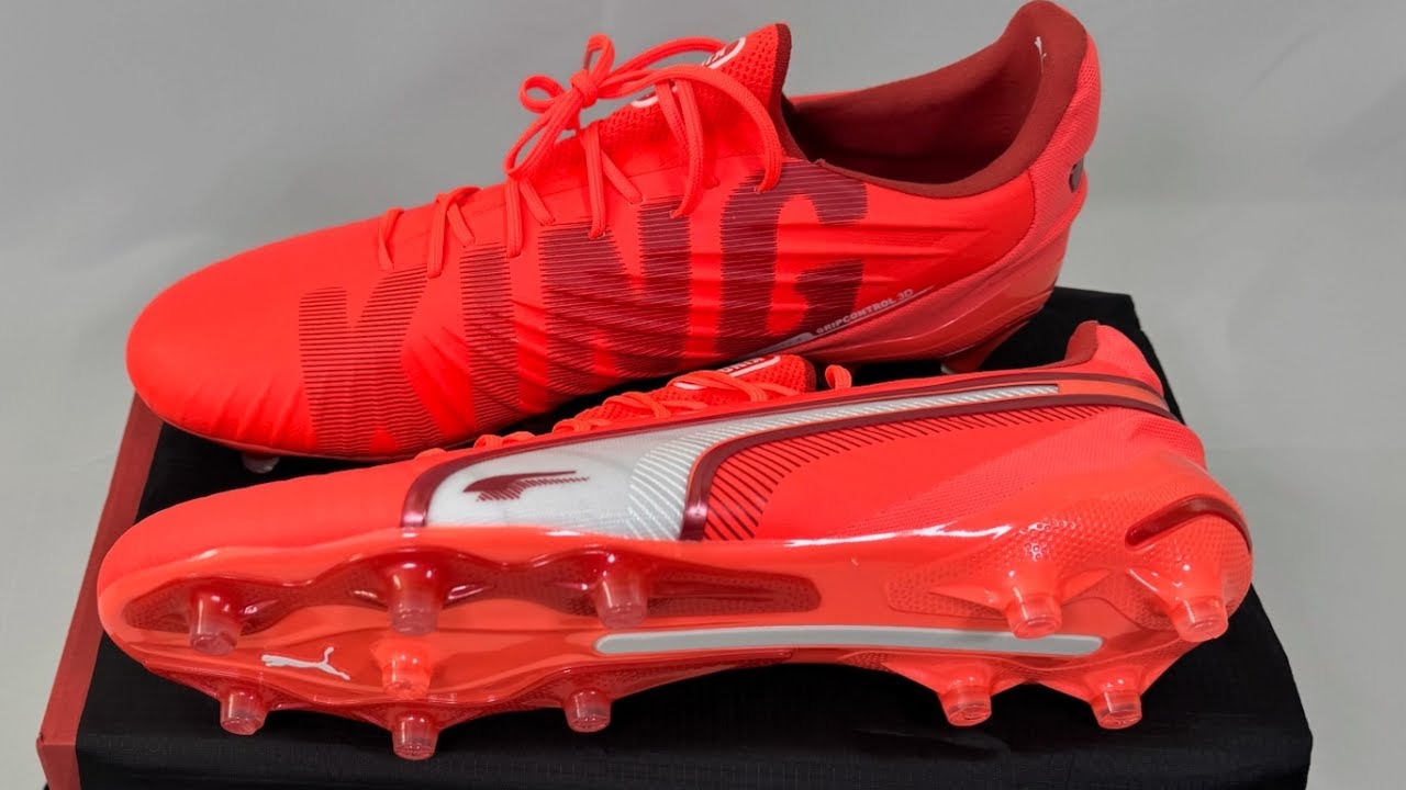 Red Puma Kings Ultimate Edition Unboxing - FG/AG Soleplate - Boots ...