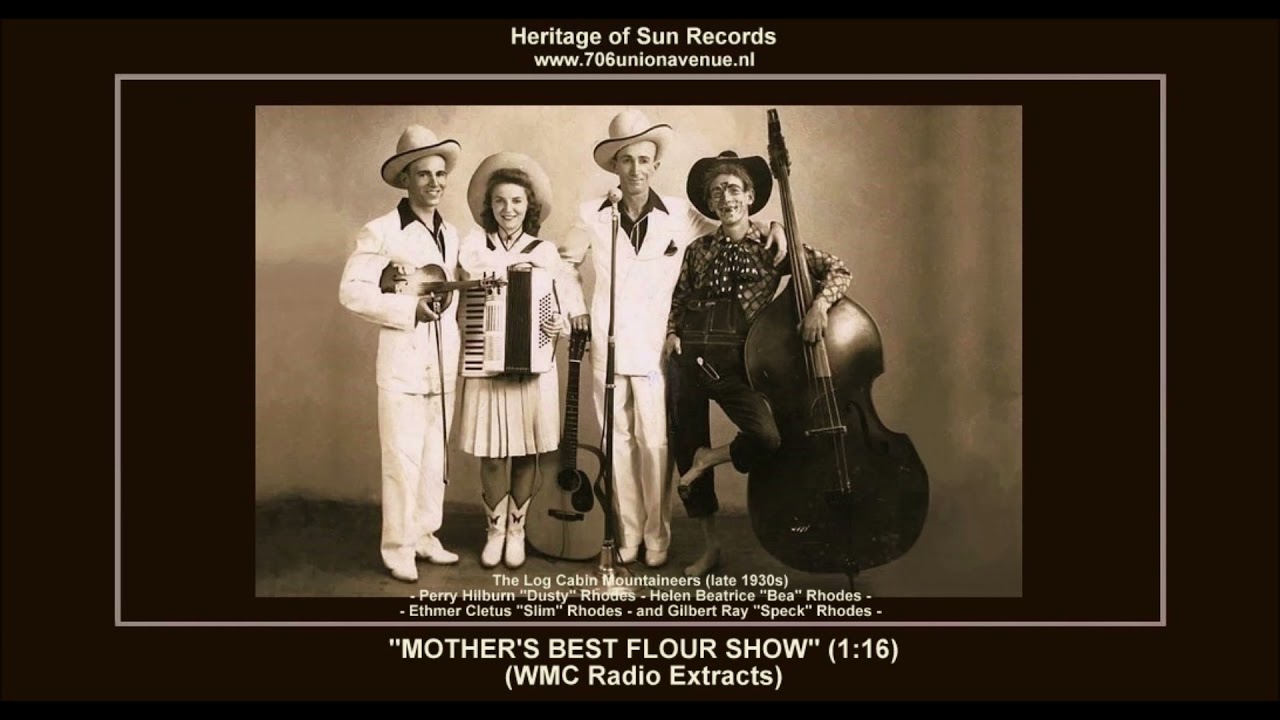 (1948/1949) WMC Radio ''Mother's Best Flour Show'' Slim Rhodes Band ...