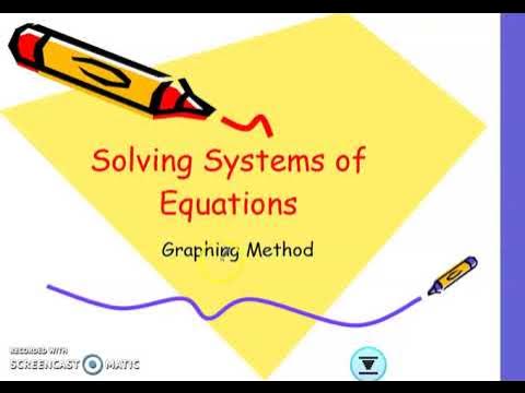 Grade 9 - System of equations (part 1) - YouTube