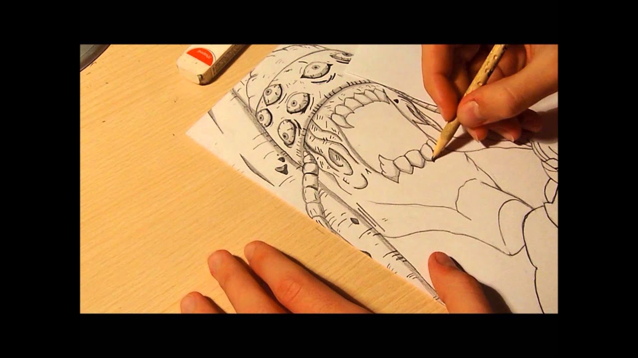 Drawing: Tobi (Obito) and Gedo Mazo Statue - YouTube
