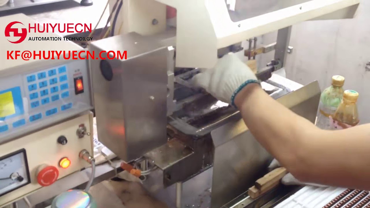 Automatic soldering machine solenoid valve coil soldering machine - YouTube