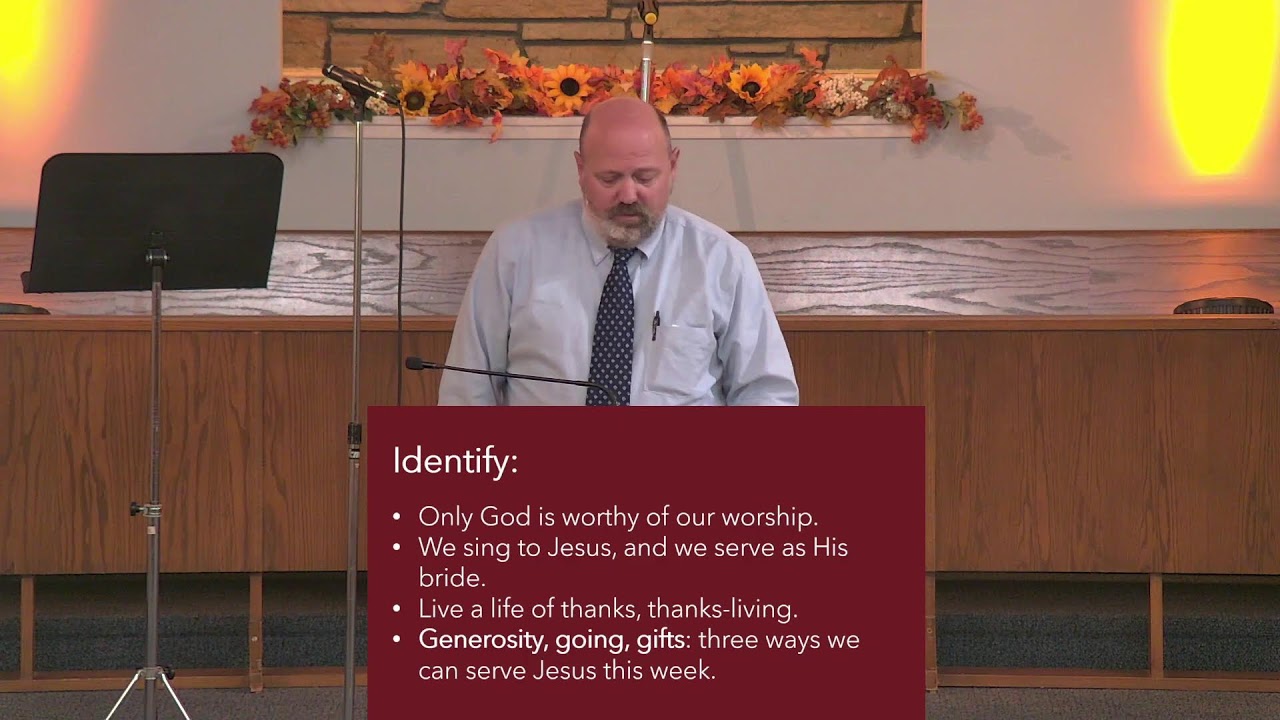 "A PSALM OF THANKSGIVING PRODUCES A LIFE OF THANKS-LIVING" Psalm 100 ...