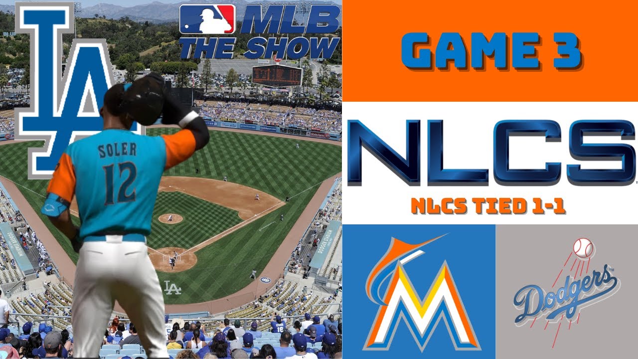 Marlins Franchise: NLCS, Game 3: @ Dodgers (S2, Ep.299) NLCS tied, 1-1 - YouTube