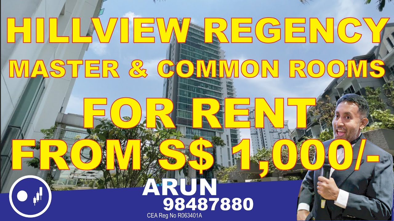 Hillview Regency - Rooms for Rent - From $1,000/- - YouTube