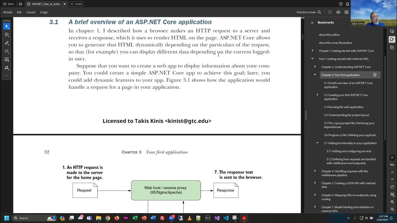 ASP.NET Core - Chapter 3 Lecture/Demo - Summer 2024 - YouTube