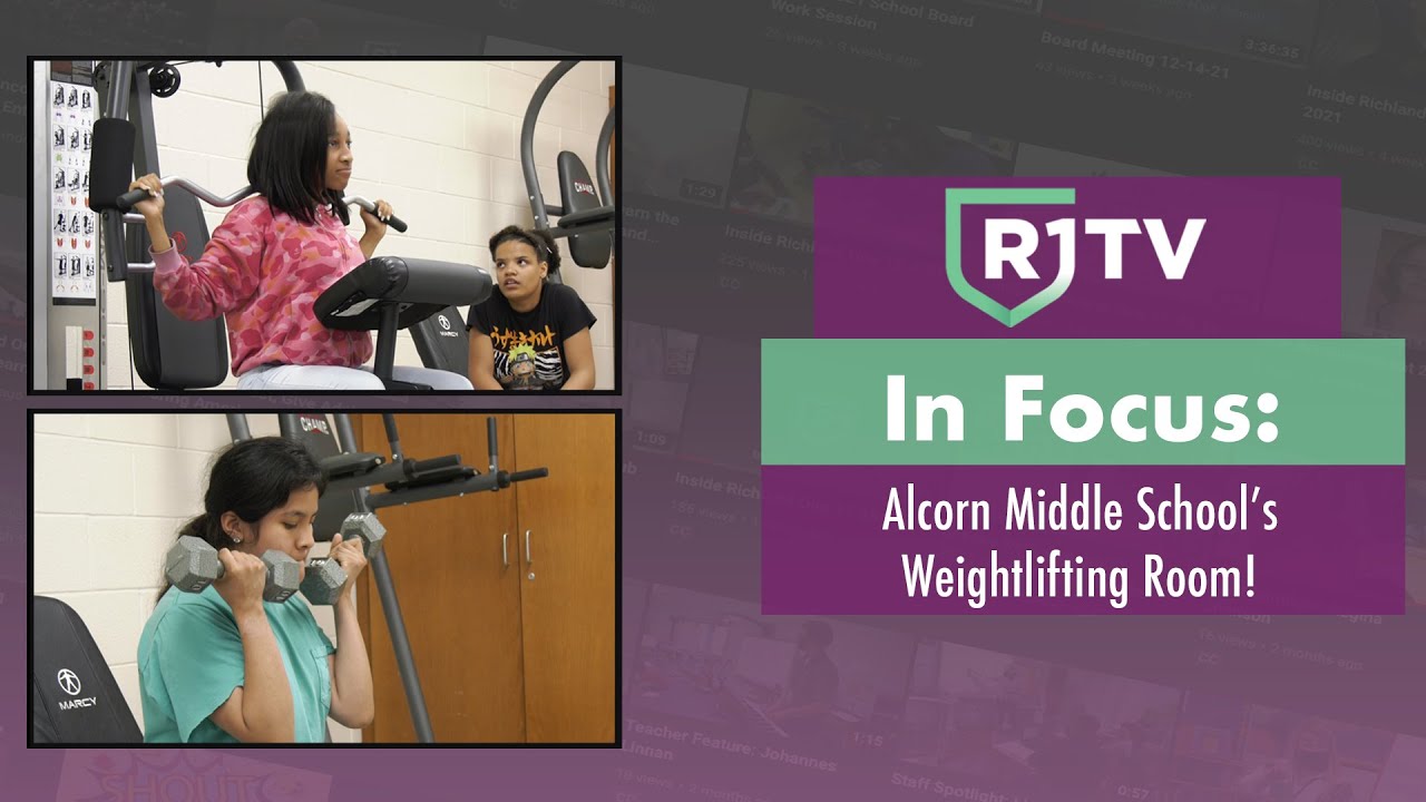 In Focus: Alcorn Middle School's Weightlifting Room - YouTube