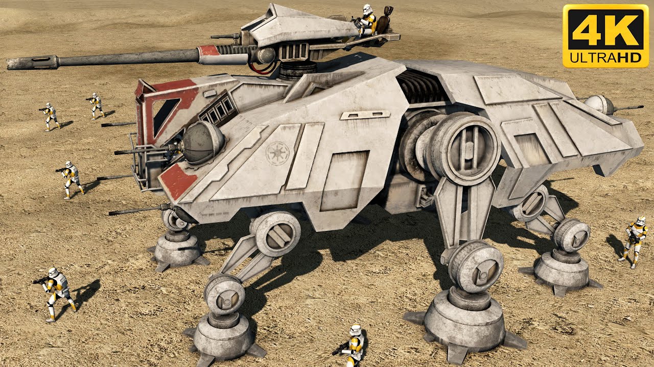 STAR WARS CINEMATIC BATTLE - Clone Troopers vs Droid Invasion (4K ...