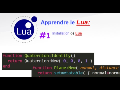 [FR] [Partie 1] Tutoriel Apprendre le Lua: Installation - YouTube