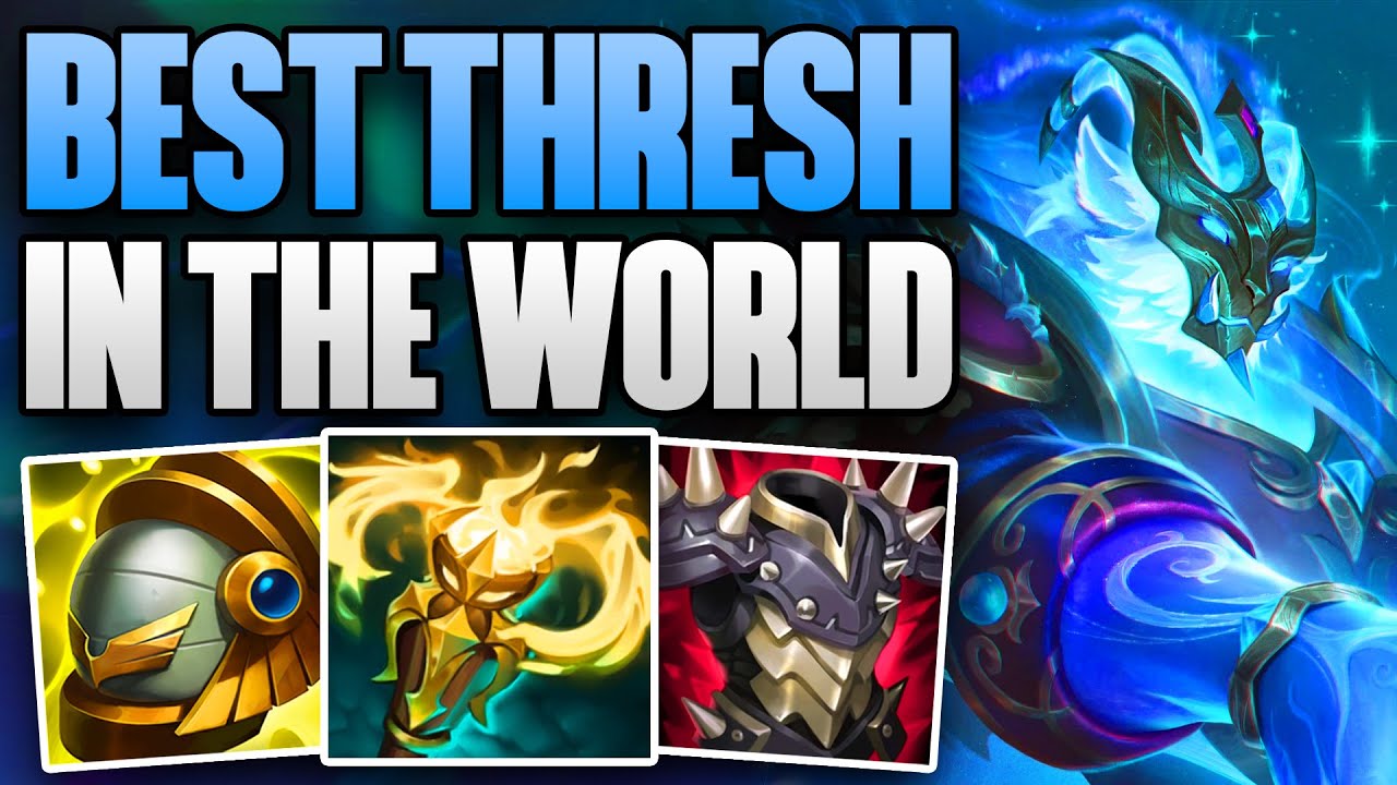 RANK 1 THRESH ONE-TRICK IN THE WORLD! | CHALLENGER THRESH SUPPORT ...
