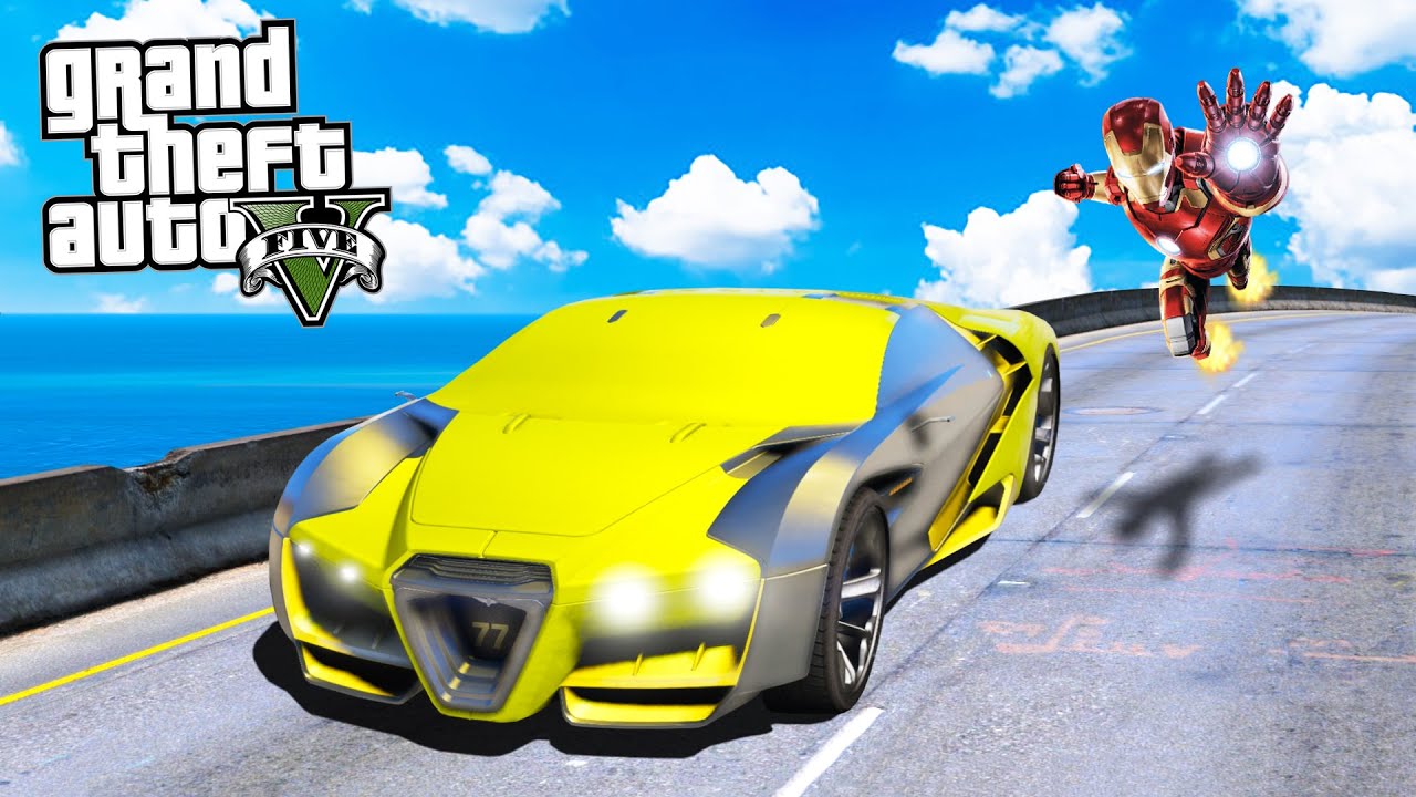 I stole a RARE Rayfield Caliburn SUPERCAR from IRON MAN in GTA 5 ...